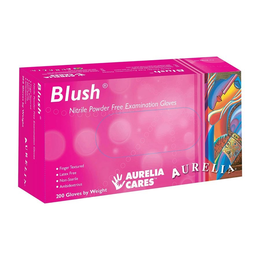 Aurelia Blush Disposable Nitrile Gloves — Box of 200 – BAA Distribution